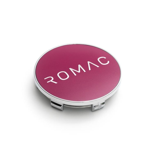 Official Romac Centre Caps - Pink - Romac Wheels